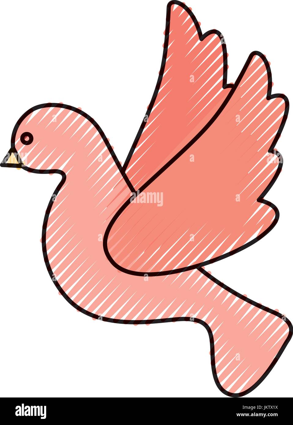 cute dove flying icon Stock Vector Image & Art - Alamy