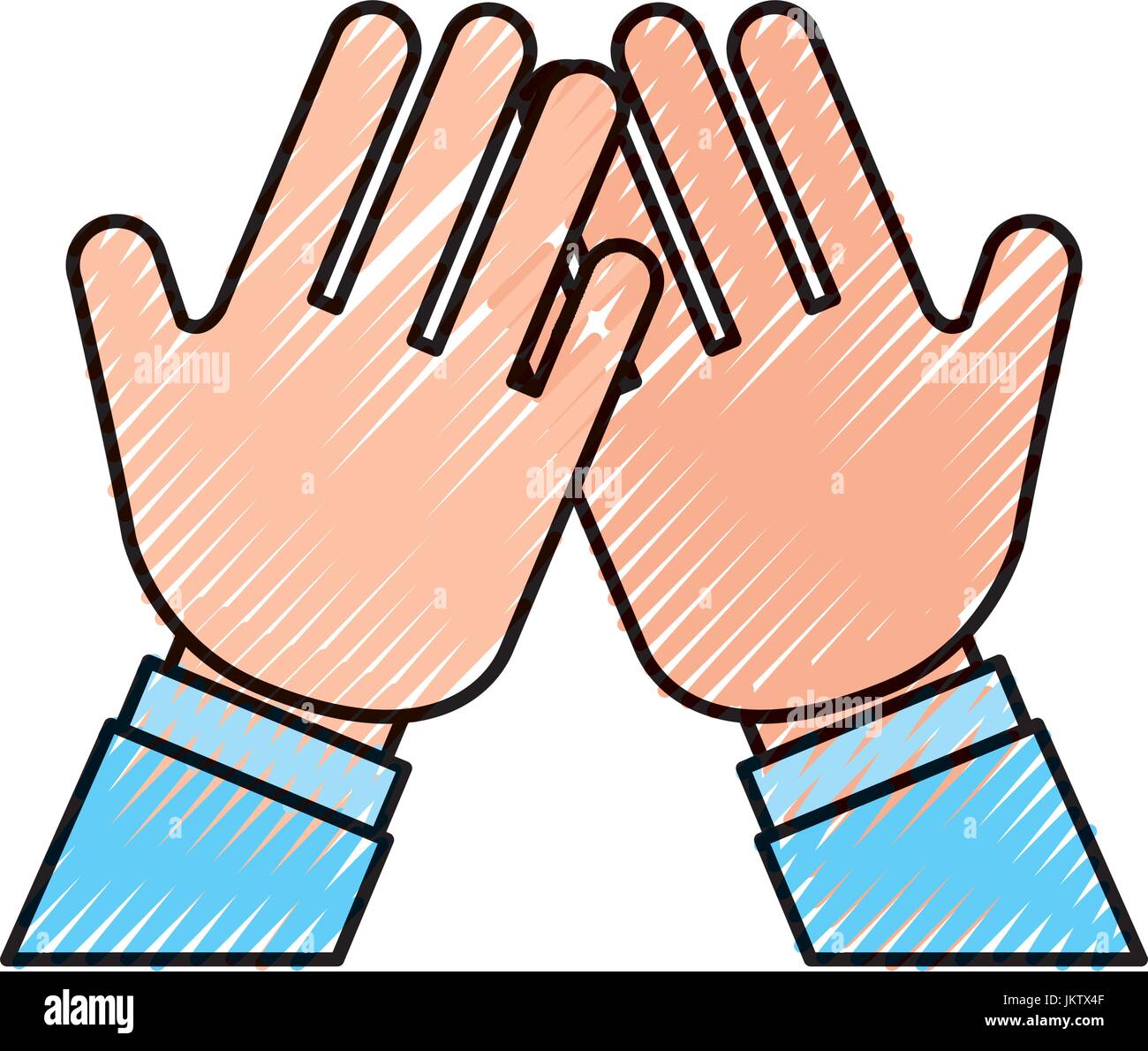 hands human protected icon Stock Vector Image & Art - Alamy
