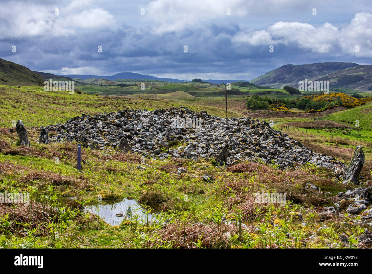 Neolithic burial chamber scotland hi-res stock photography and images ...