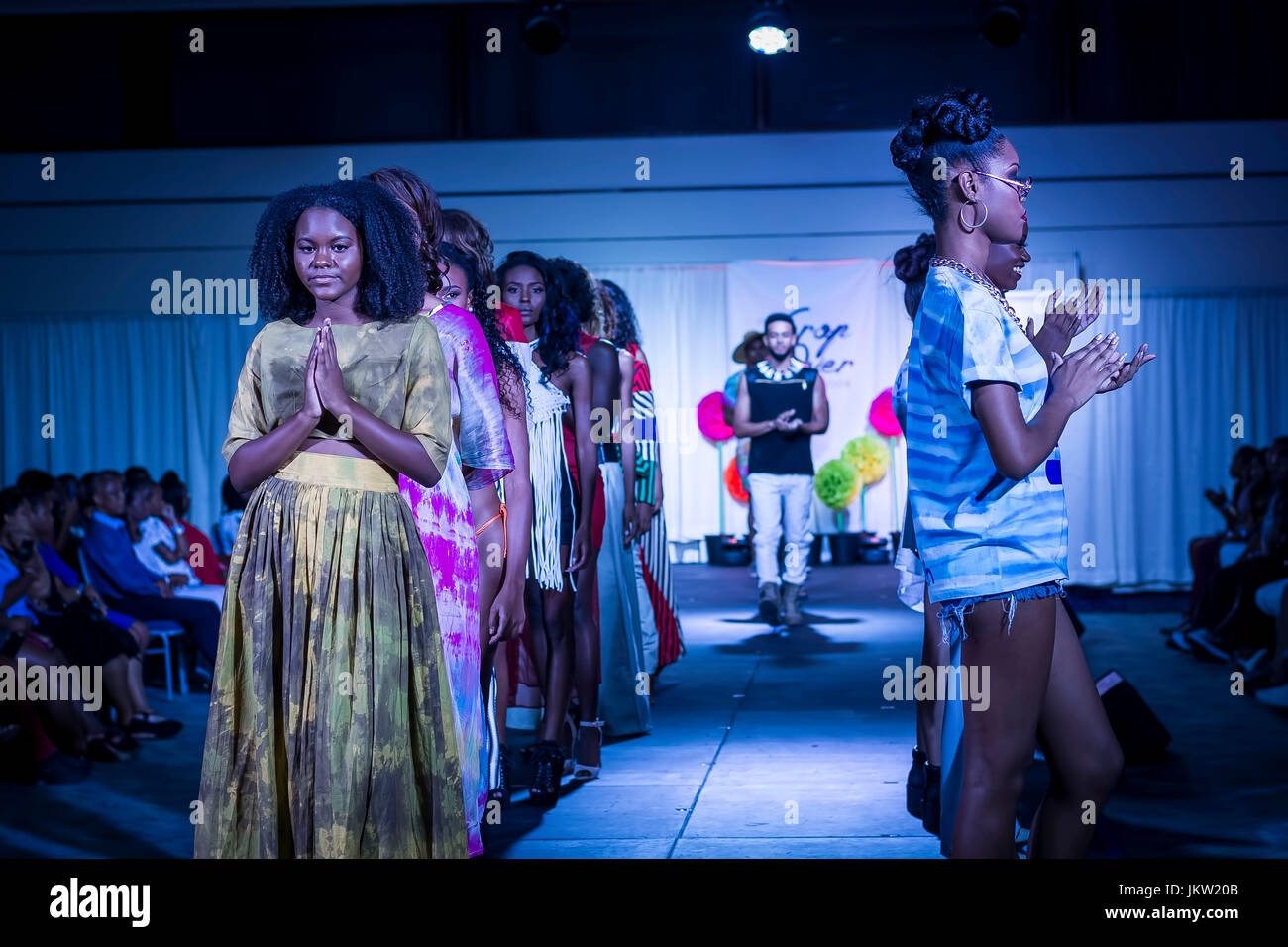 The Crop Over fashion Code 2017 in Barbados Stock Photo - Alamy