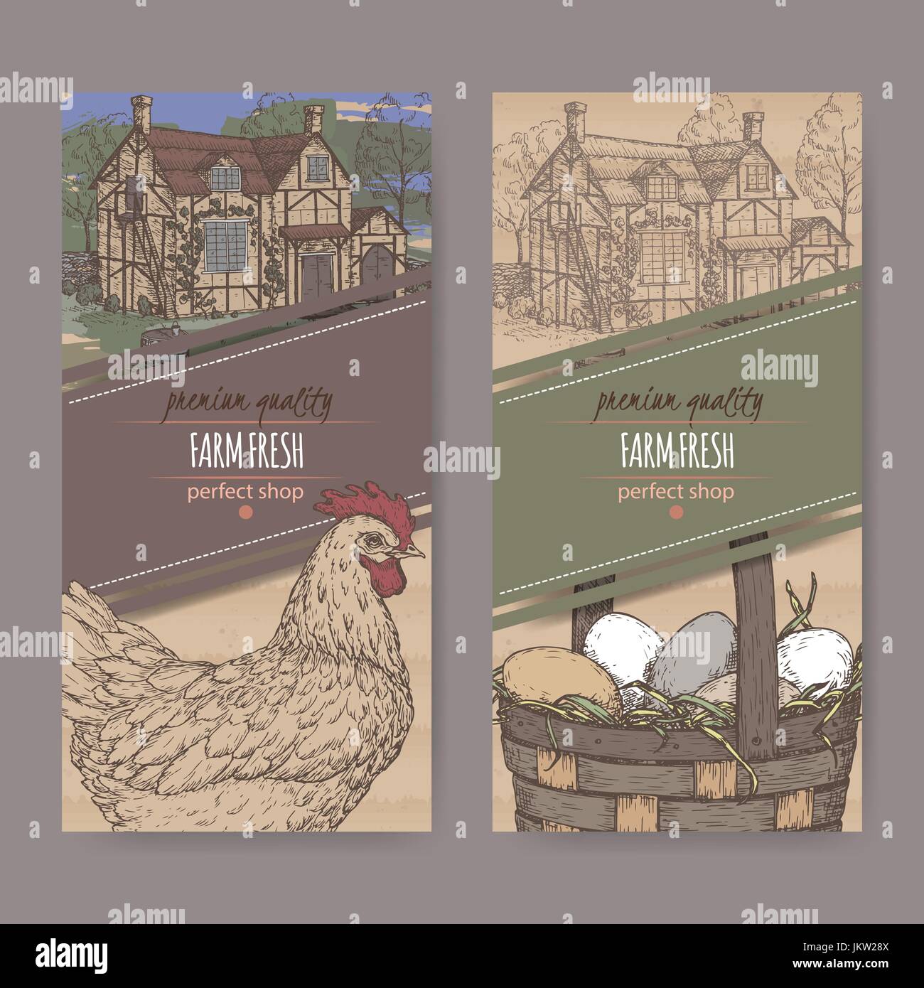 Hen house drawing hi-res stock photography and images - Alamy