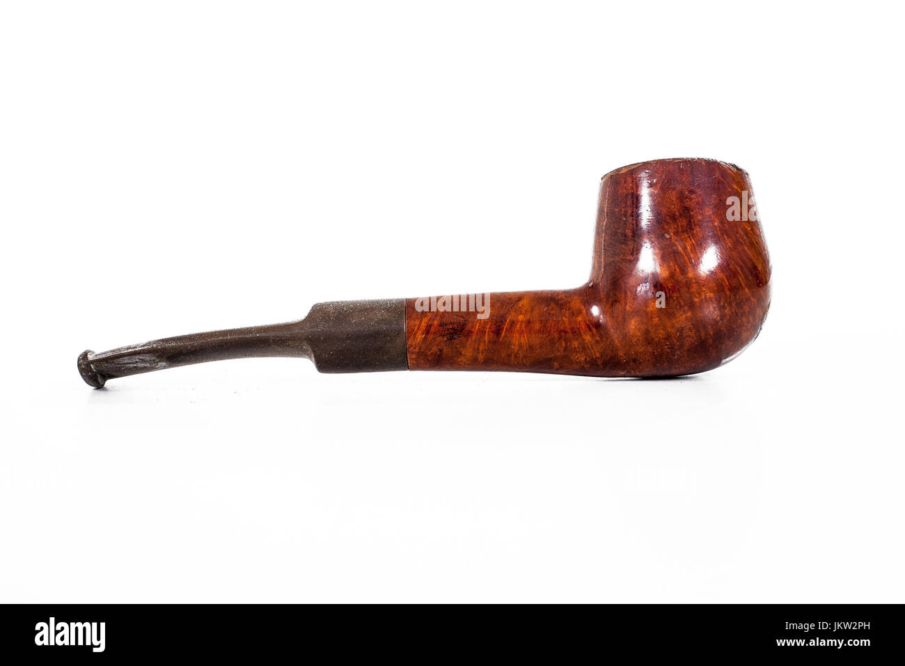 Vintage wooden antique pipe Stock Photo - Alamy