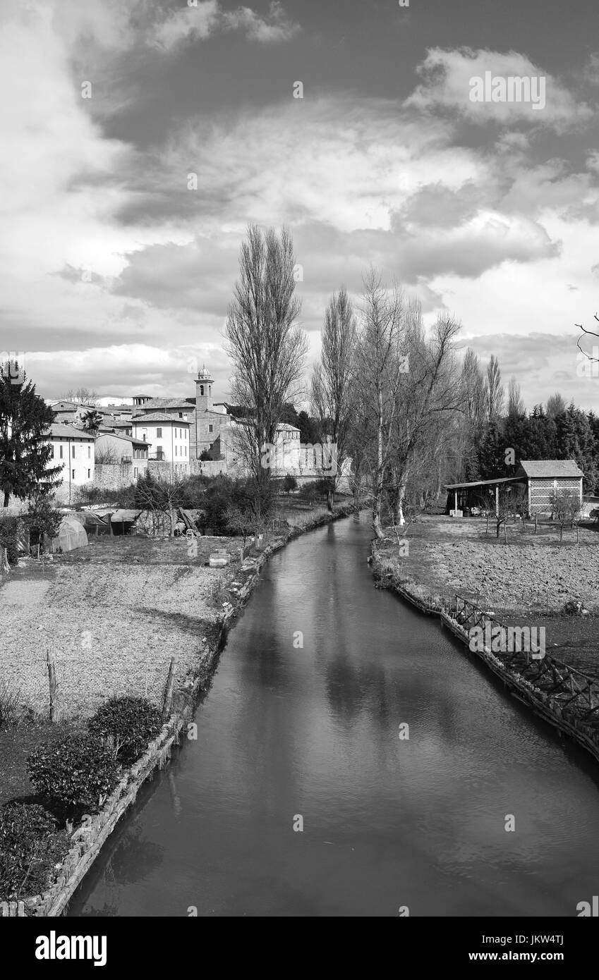 Beautiful view windows medieval Black and White Stock Photos & Images ...