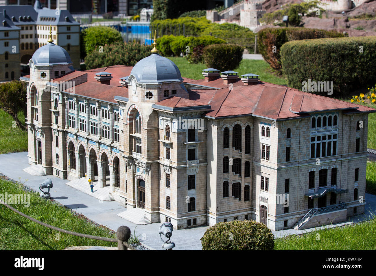 ISTANBUL, TURKEY - 4 APRIL, 2016: Miniaturk in Istanbul, Turkey ...