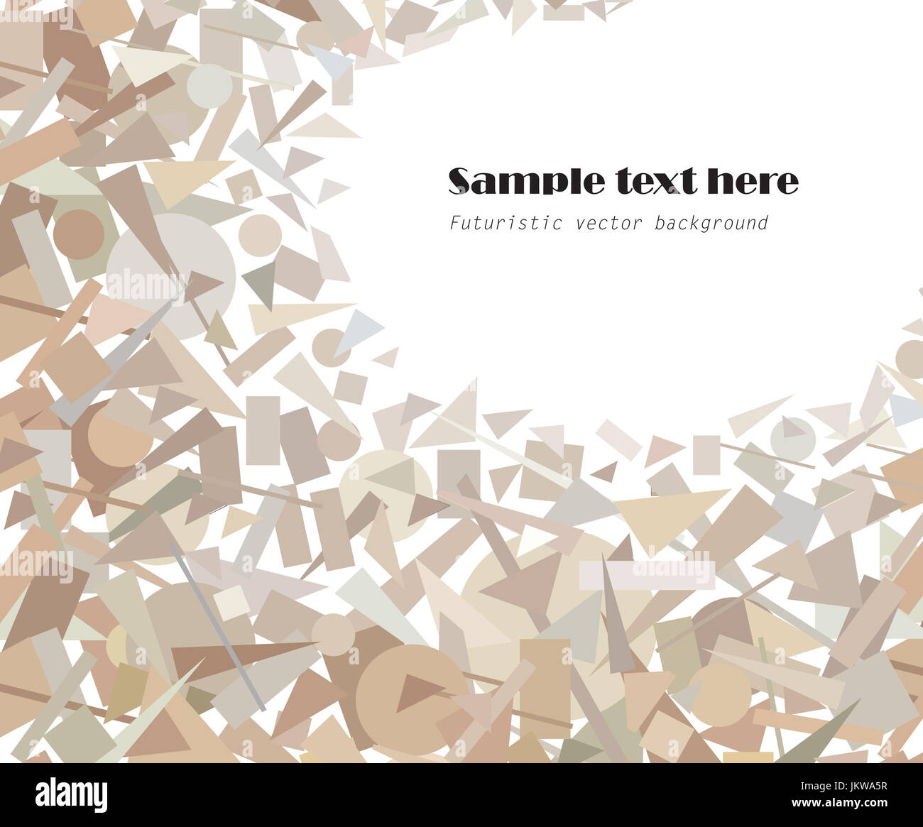 Abstract geometric form pattern. Chaotic flow figure background Stock ...