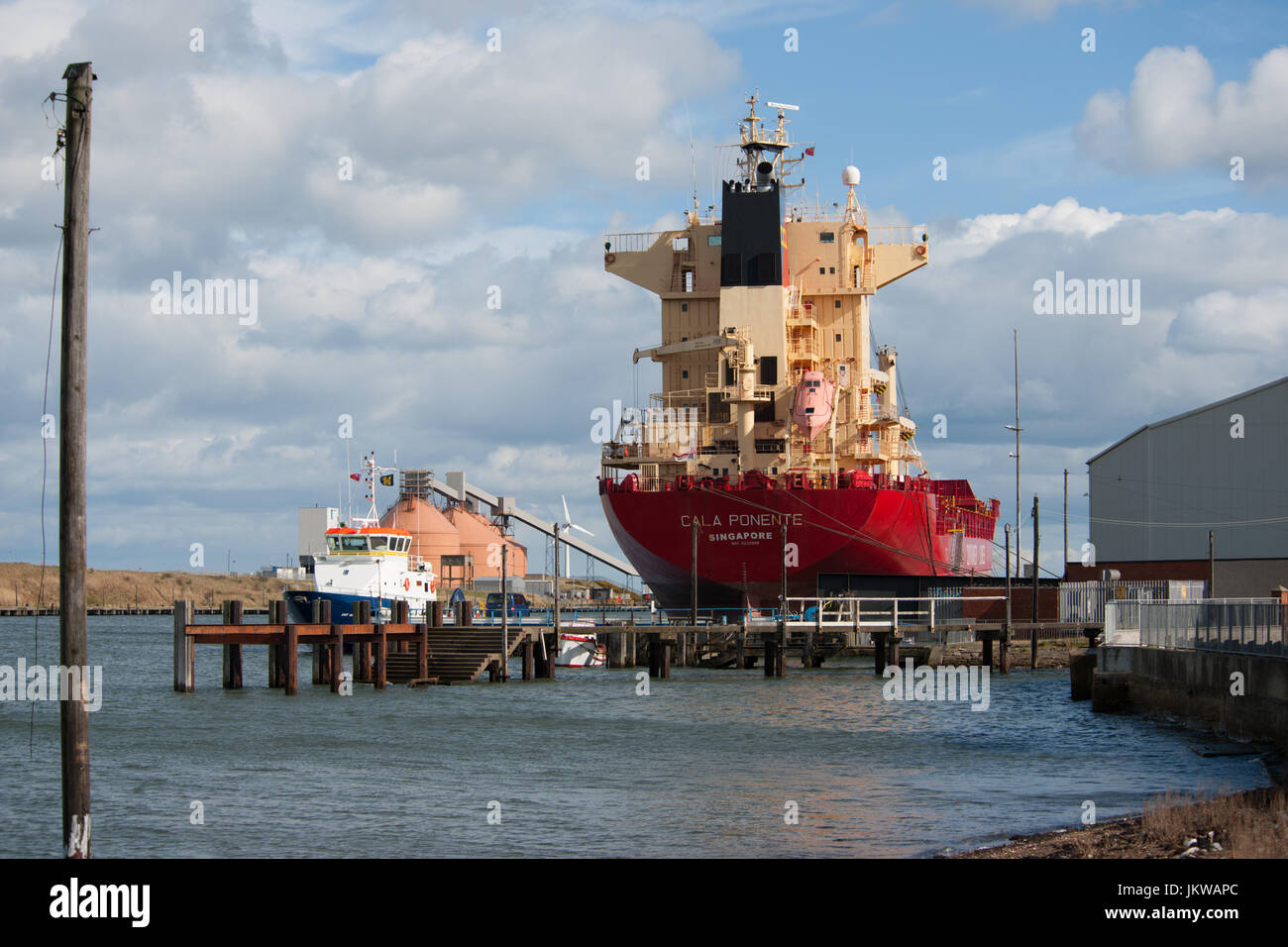 Port of Blyth Stock Photo - Alamy