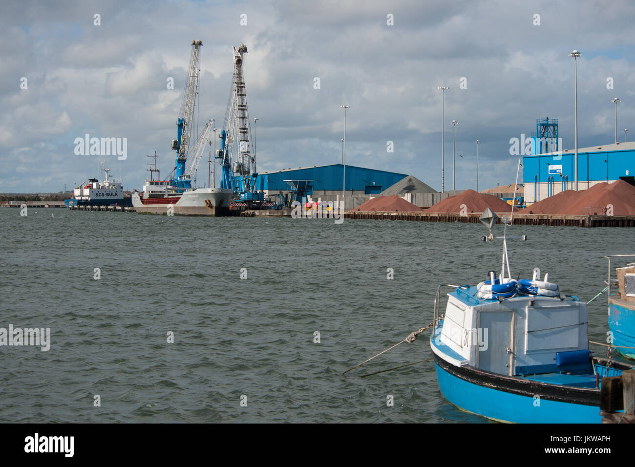 Port of Blyth Stock Photo - Alamy