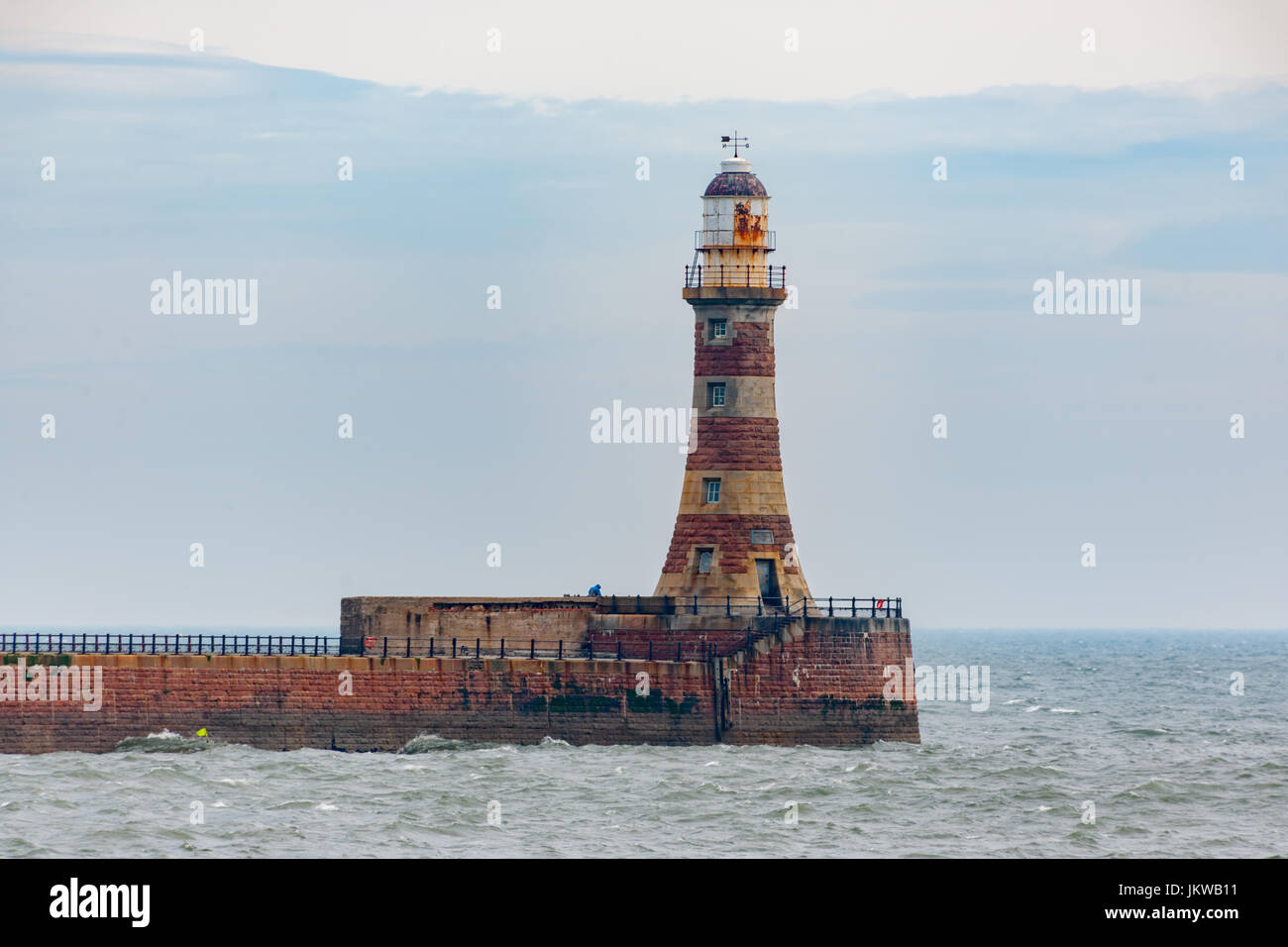 Roker lighthouse and Pier,Sunderland Stock Photo - Alamy