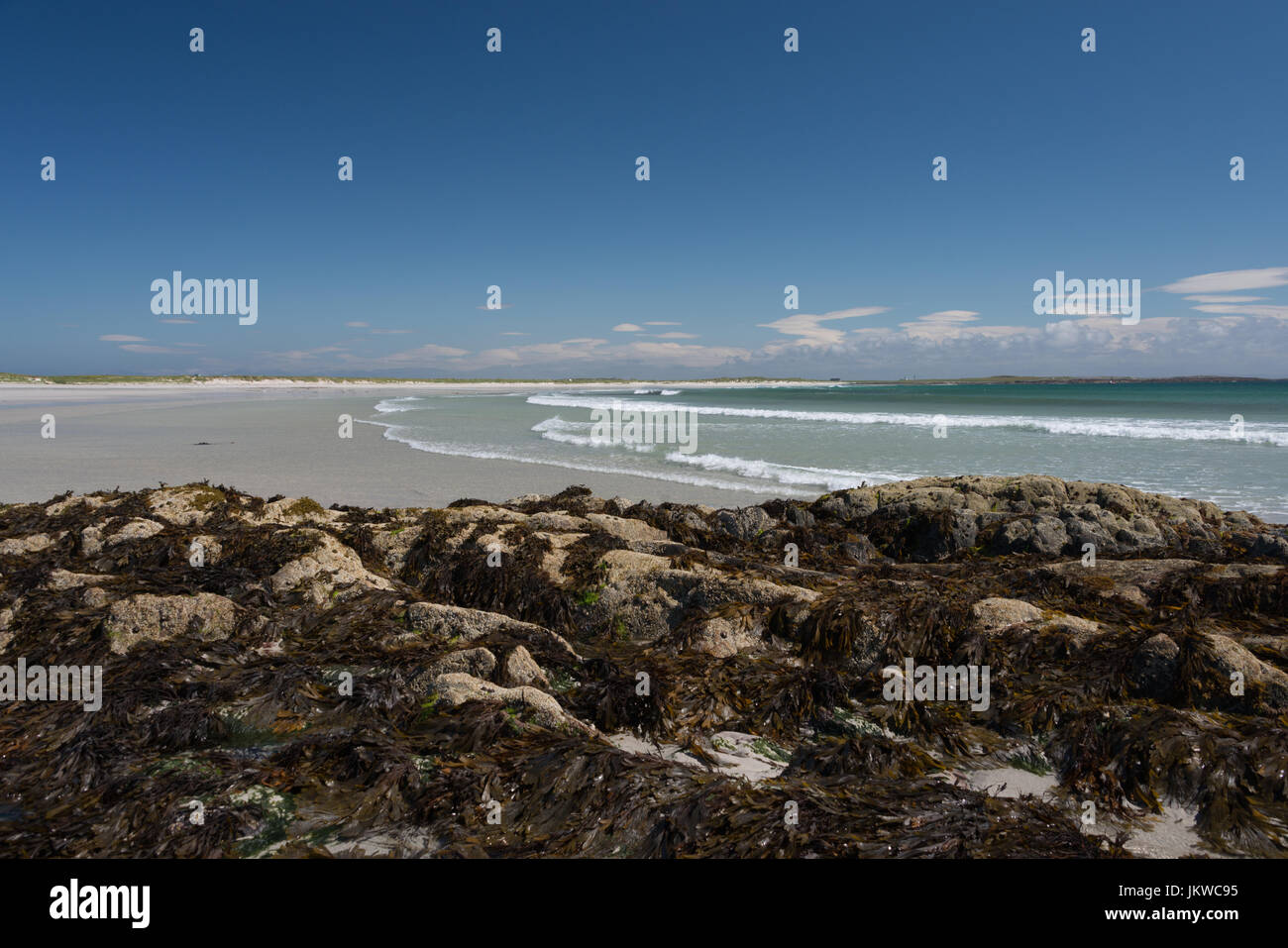 Hynish Bay, Tiree, Inner Hebrides, Scotland Stock Photo - Alamy