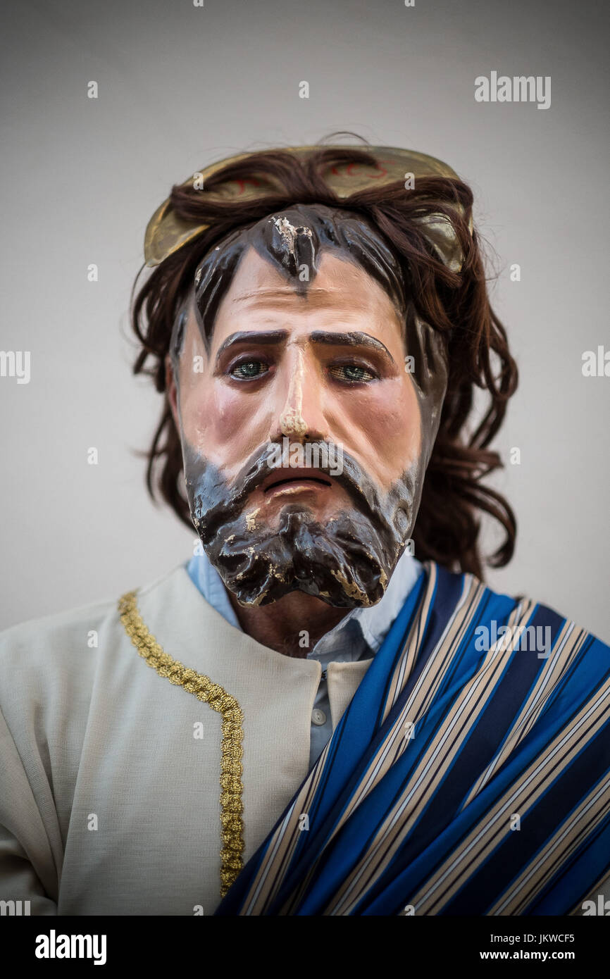 Neighbour dressed up as the apostle Andrew for the feet lavatorie and ...