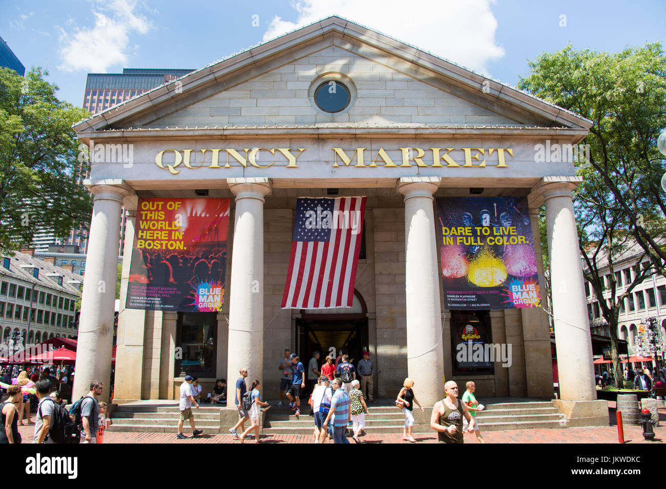 Quincy market boston hi-res stock photography and images - Alamy