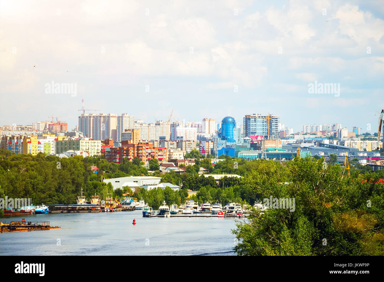 Samara city view cityscape hi-res stock photography and images - Alamy