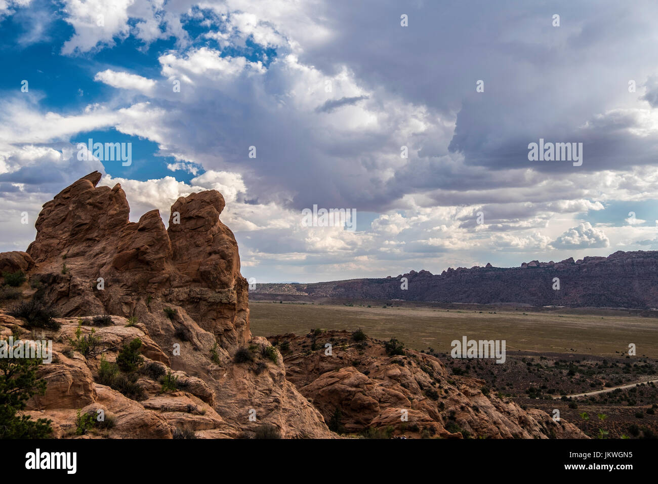 Moab, Utah Landscape. One of the Best Places in the World Stock Photo ...
