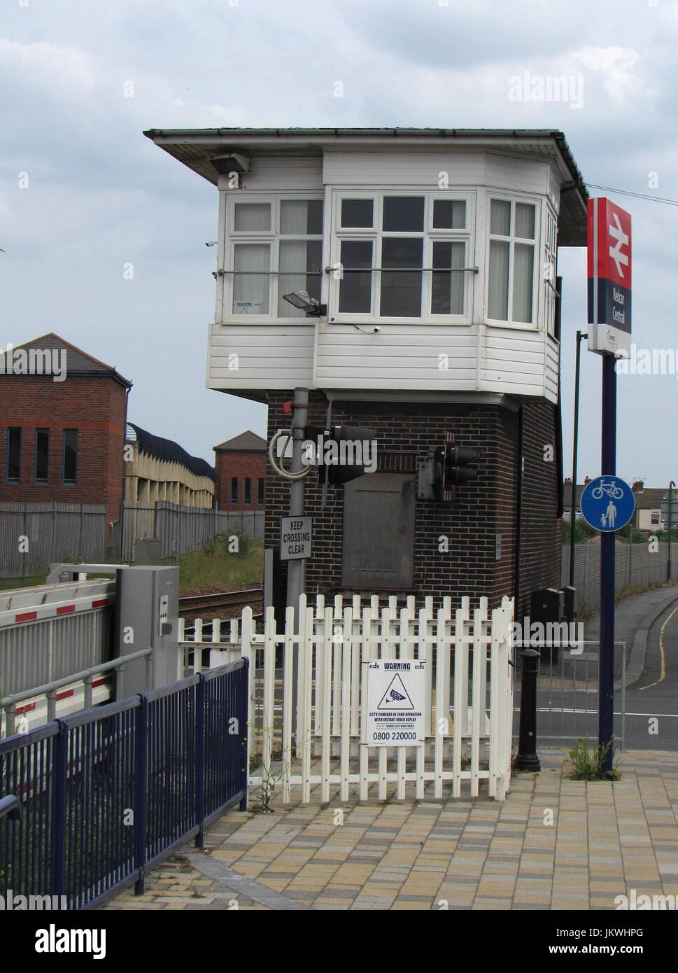 Railway Crossing Signal Box Stock Photos & Railway Crossing Signal Box ...