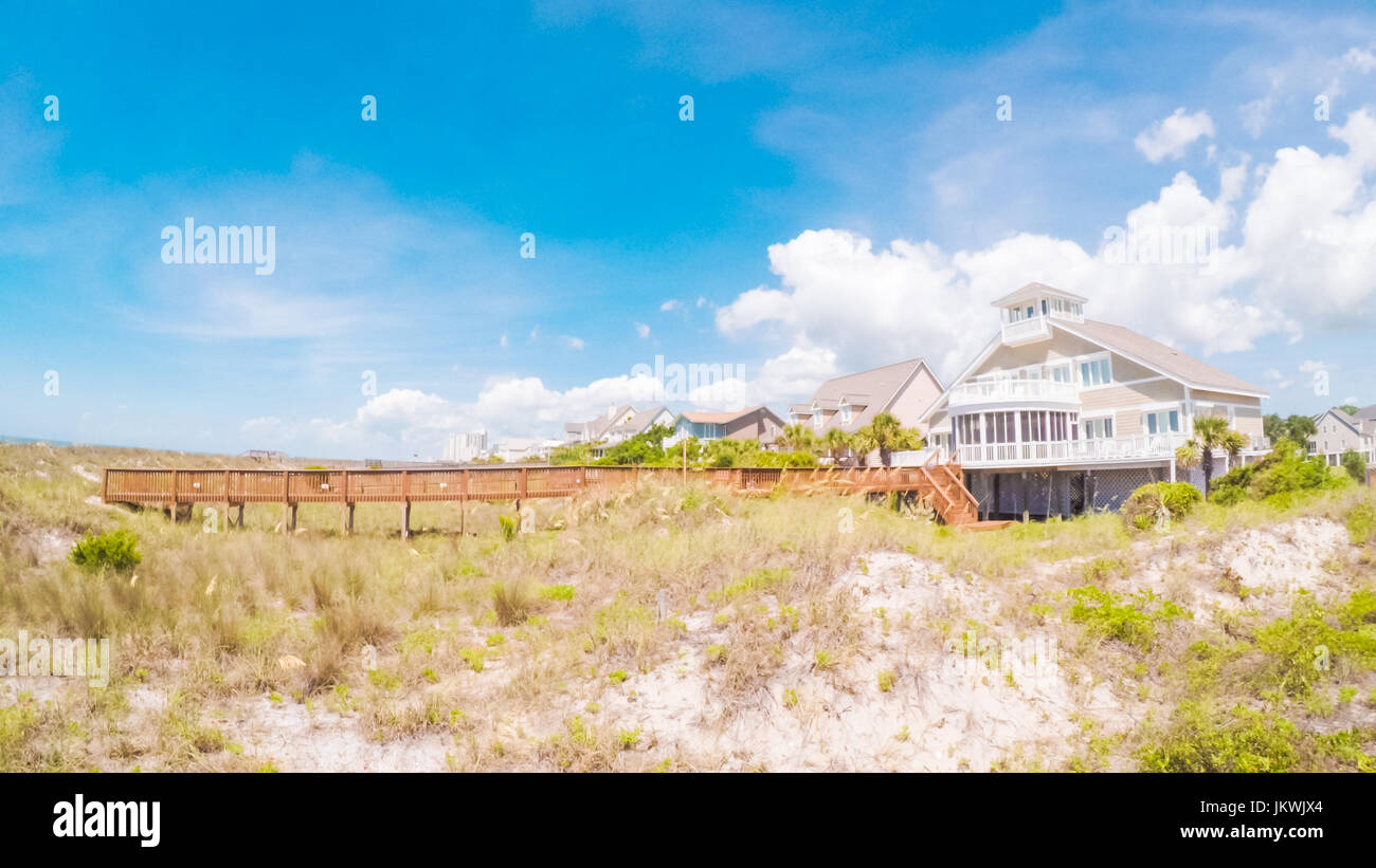 Summer vacation on the beach in South Carolina Stock Photo - Alamy