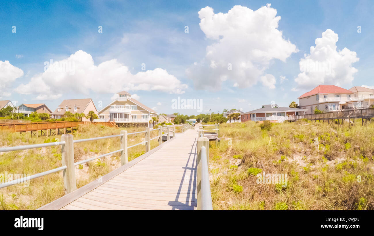 Summer vacation on the beach in South Carolina Stock Photo - Alamy