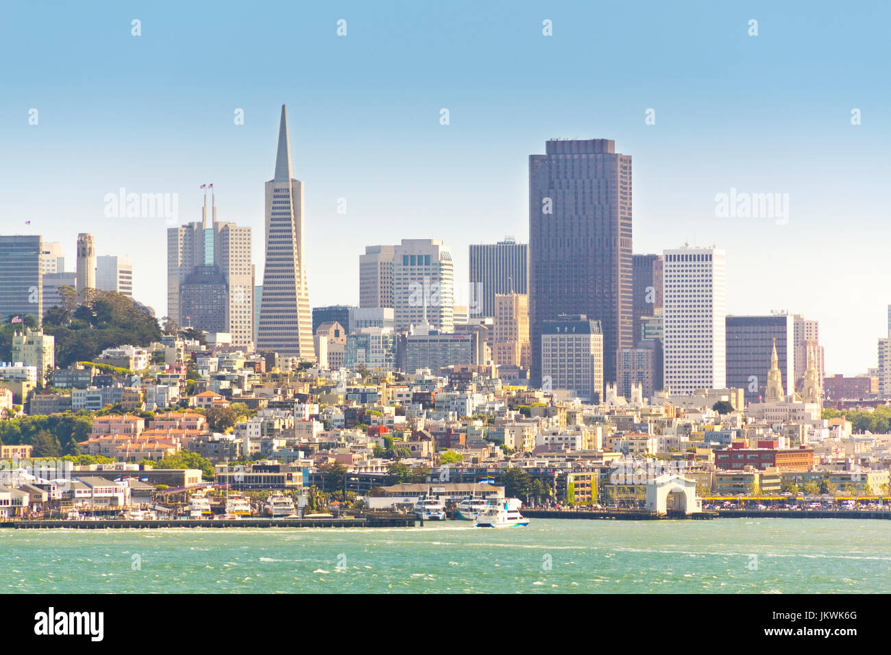 San Francisco California Bay, financial district Stock Photo - Alamy