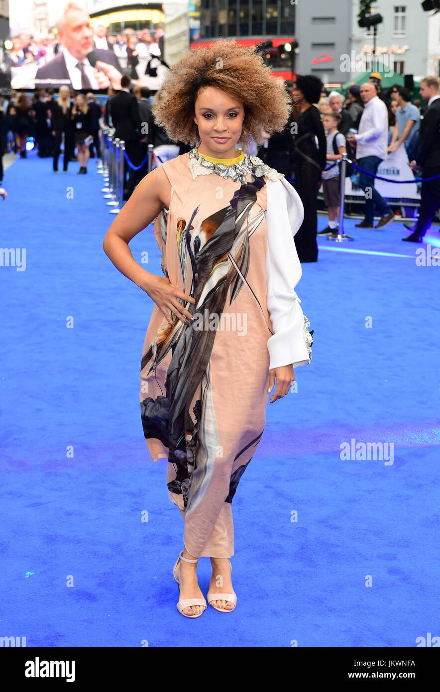 Pandora attending the European premiere of Valerian and the City of a ...