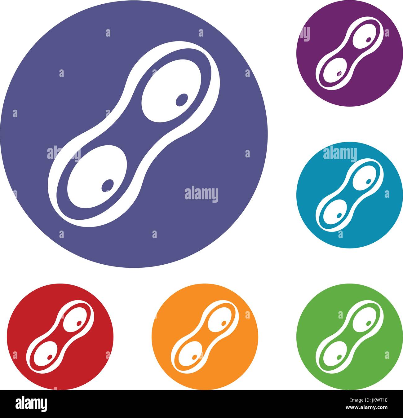 Seed pods circle Stock Vector Images - Alamy