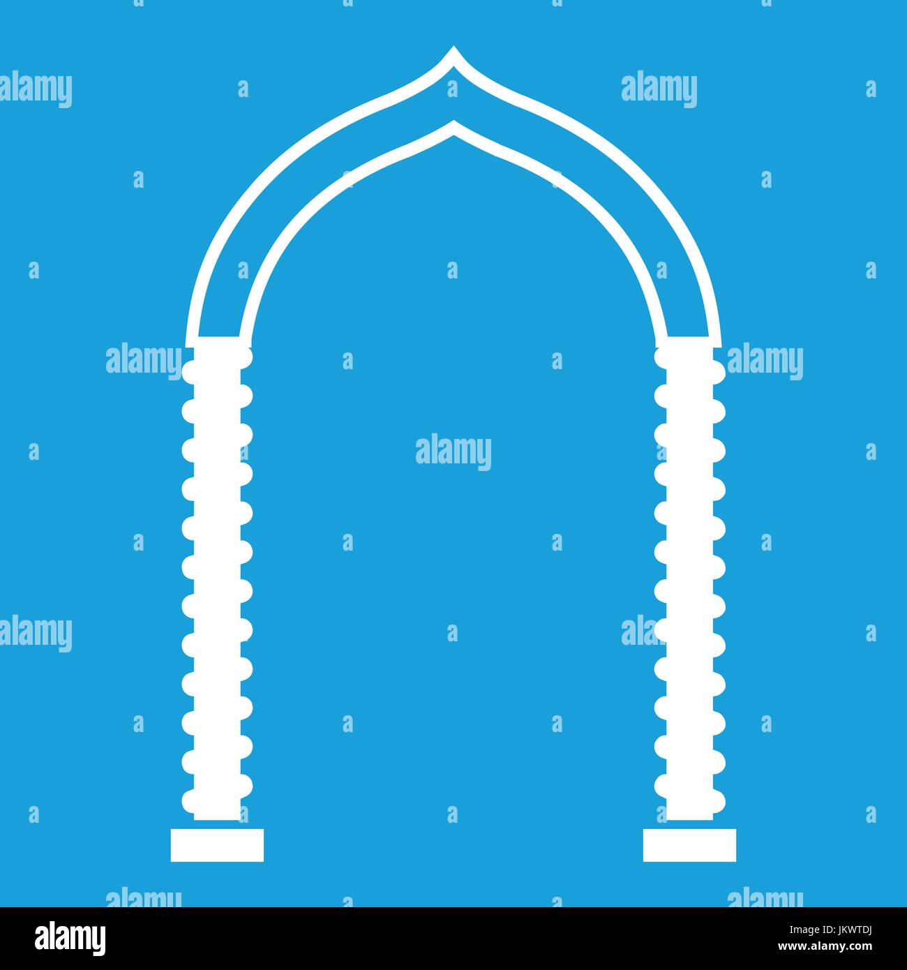 Arch icon white Stock Vector Image & Art - Alamy