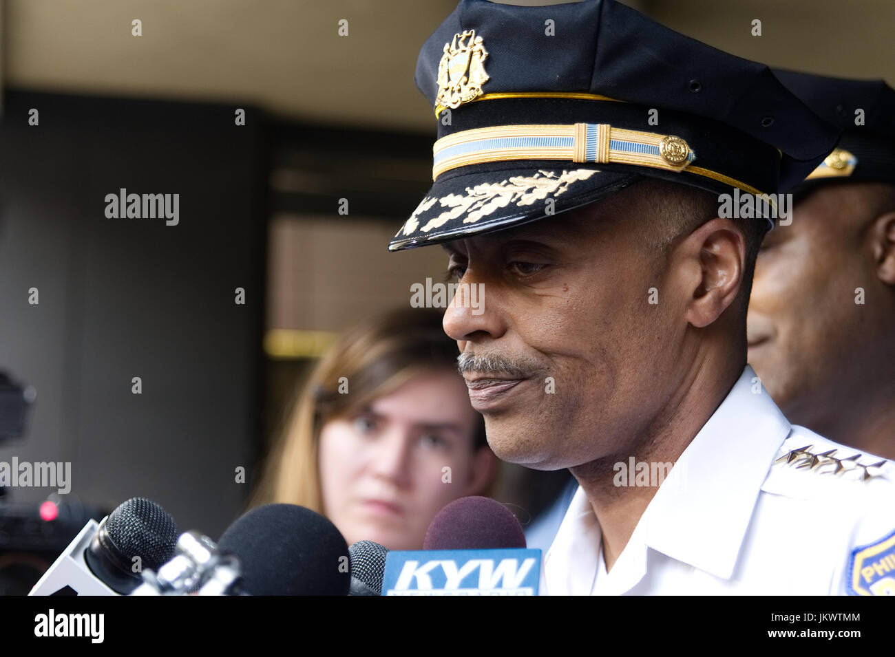 Philadelphia Police Dept. Commissioner Richard Ross reacts after US ...