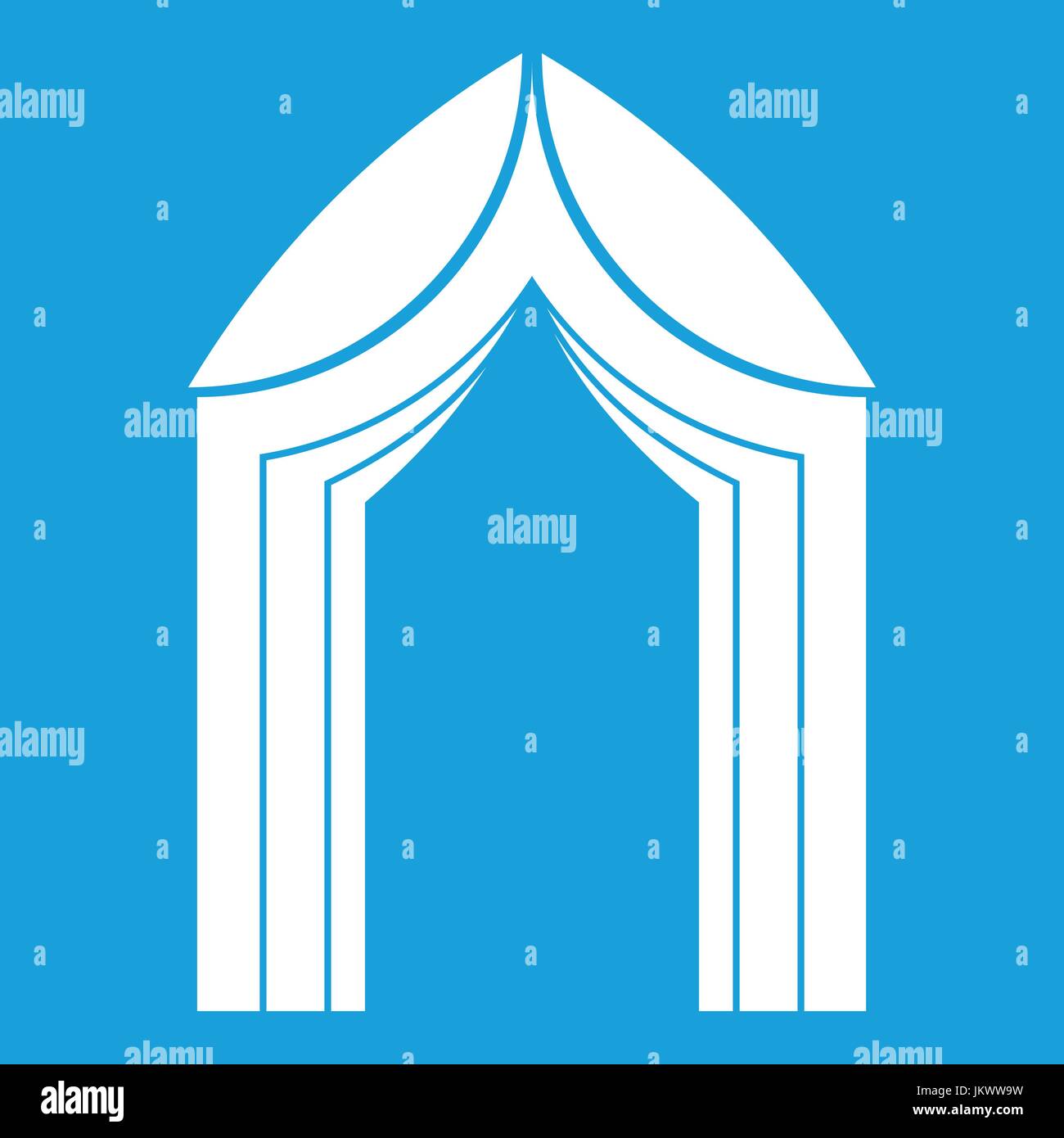 Arch icon white Stock Vector Image & Art - Alamy