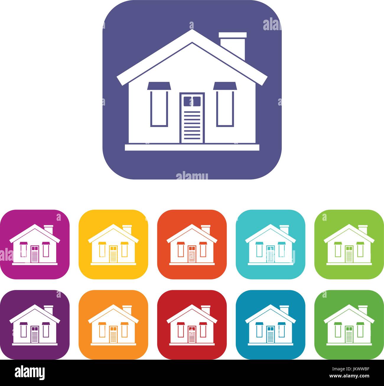 Village main house Stock Vector Images - Alamy