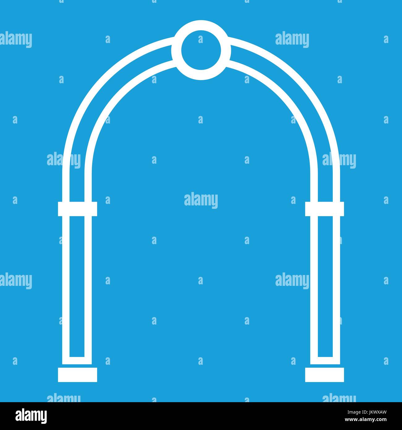 Arch icon white Stock Vector Image & Art - Alamy