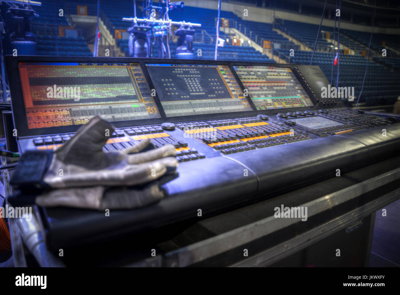 Backstage technical sound preparation big hi-res stock photography and ...