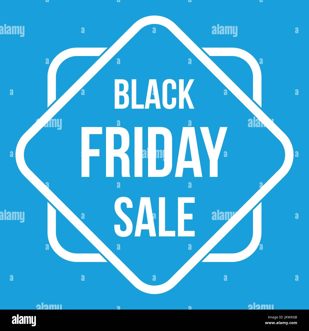 Black Friday sale sticker icon white Stock Vector Image & Art - Alamy