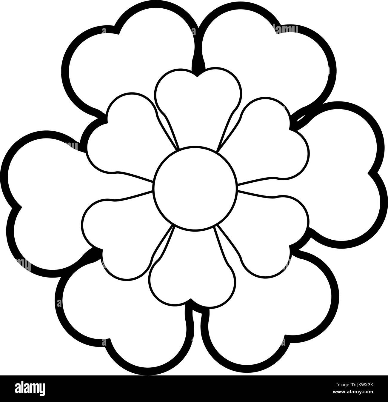single paint flower icon image Stock Vector Image & Art - Alamy