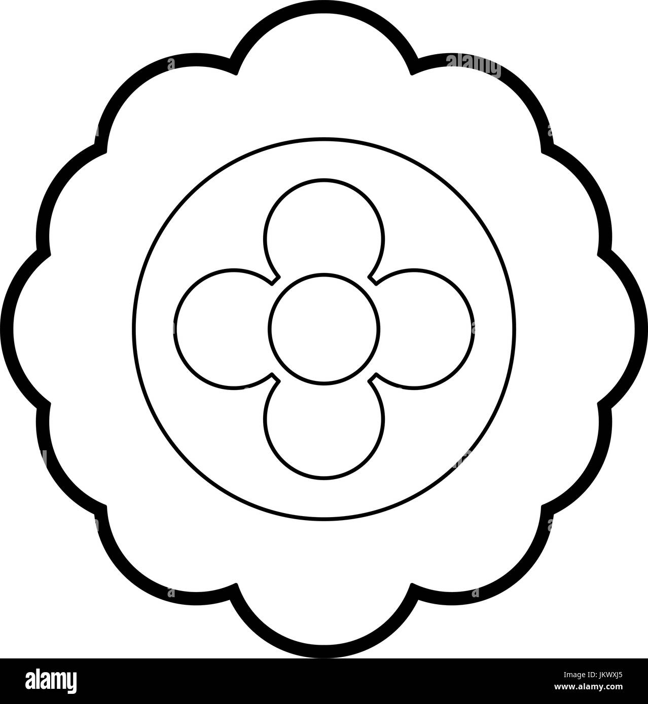 single paint flower icon image Stock Vector Image & Art - Alamy
