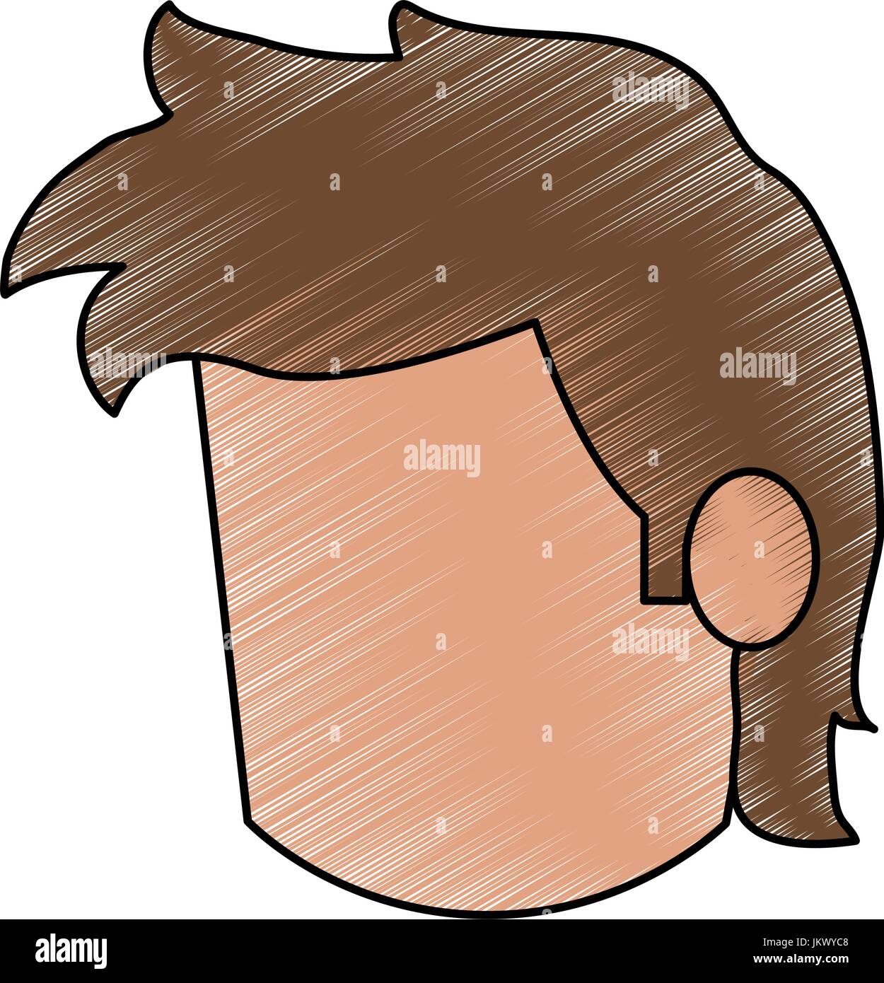 man head vector illustration Stock Vector Image & Art - Alamy