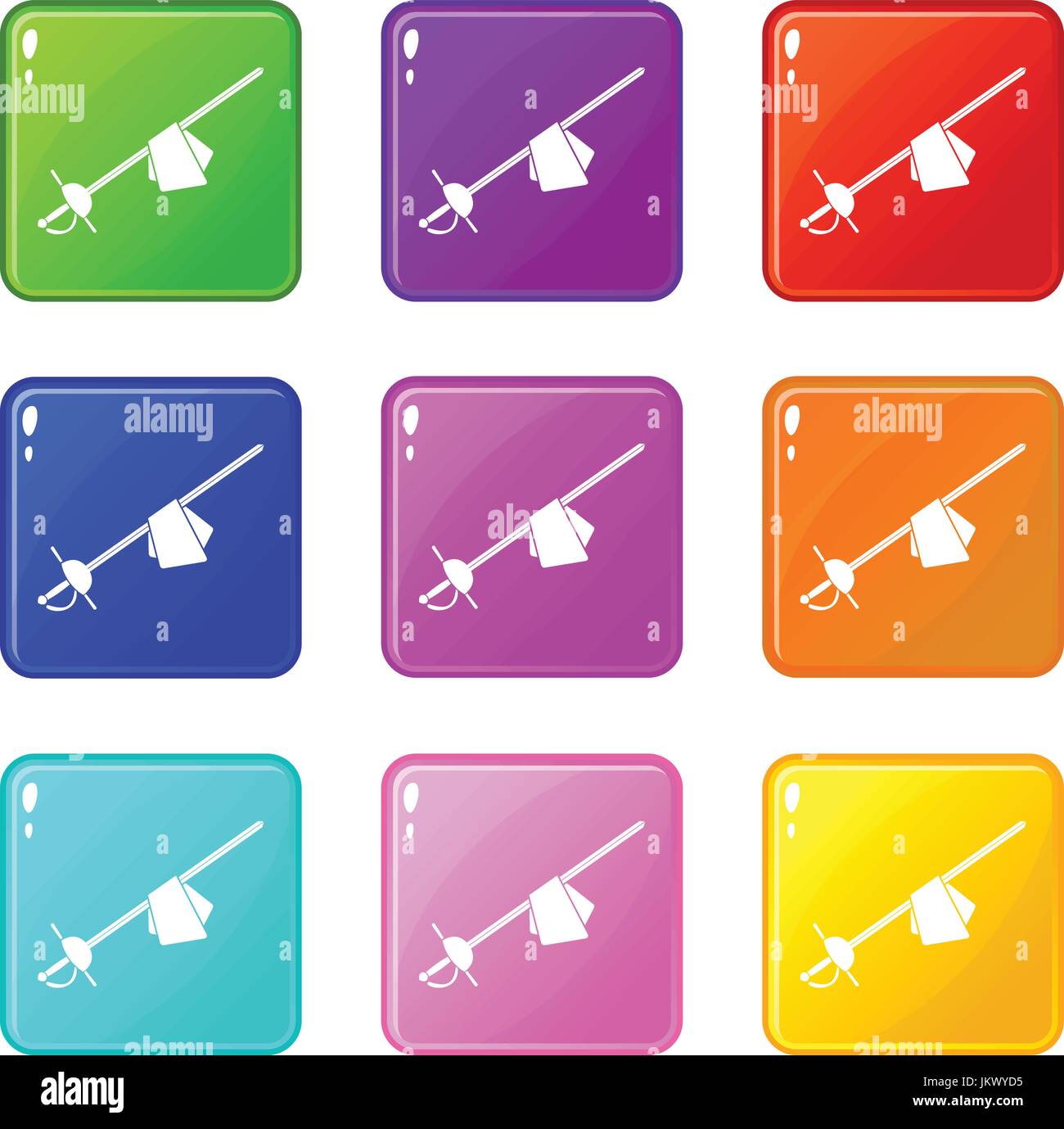 Saber set 9 Stock Vector Image & Art - Alamy
