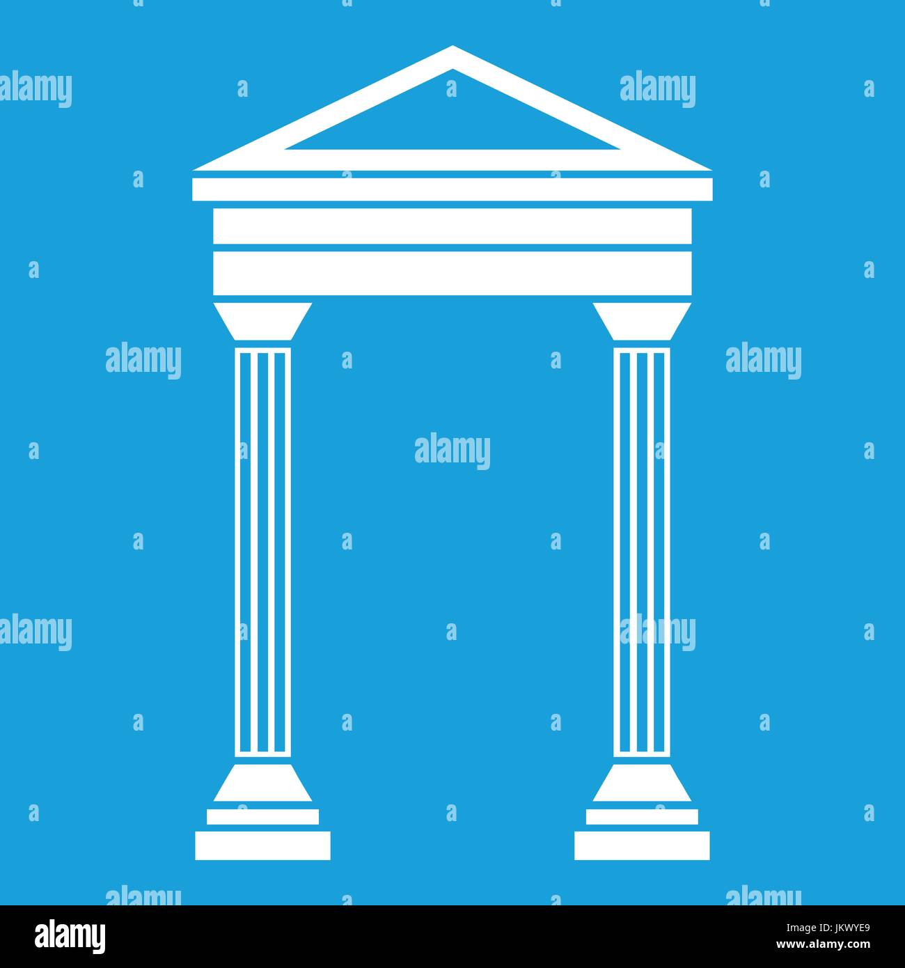 Arch icon white Stock Vector Image & Art - Alamy