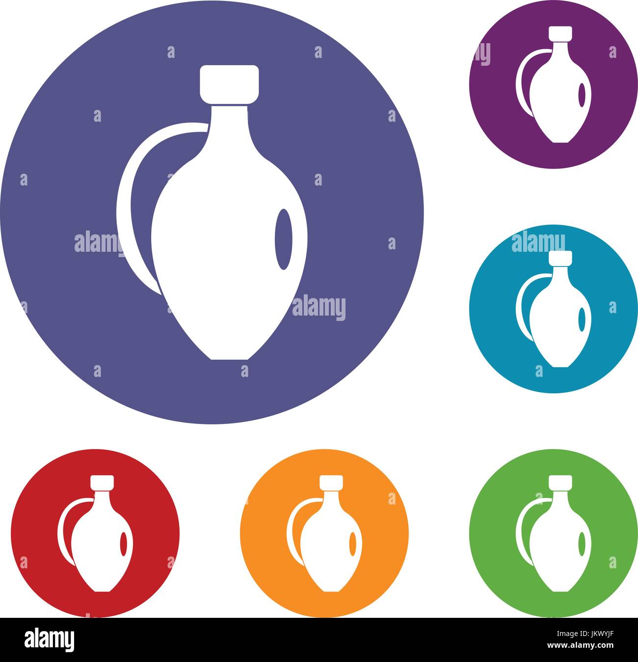 Clay jug icons set Stock Vector Image & Art - Alamy