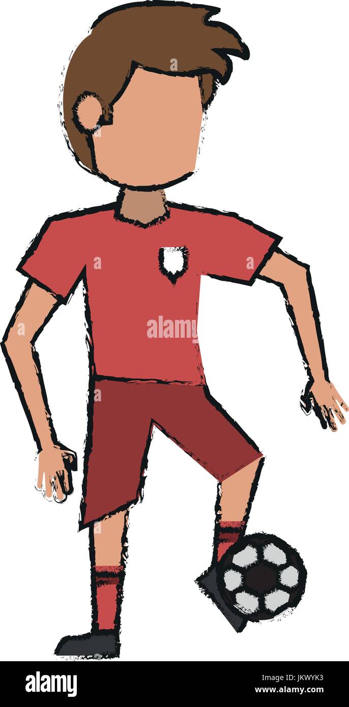 soccer player design Stock Vector Image & Art - Alamy