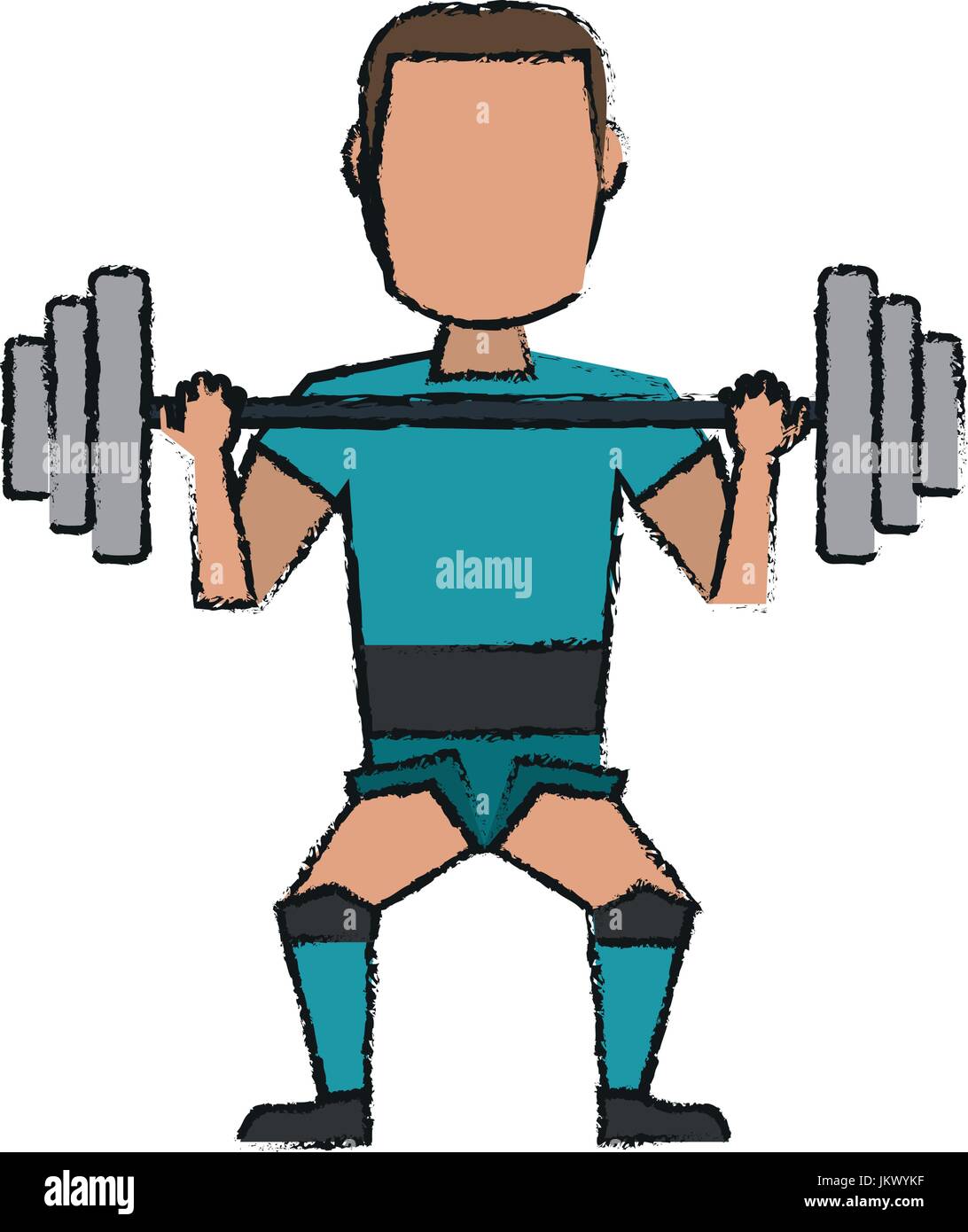 weightlifter vector illustration Stock Vector Image & Art - Alamy