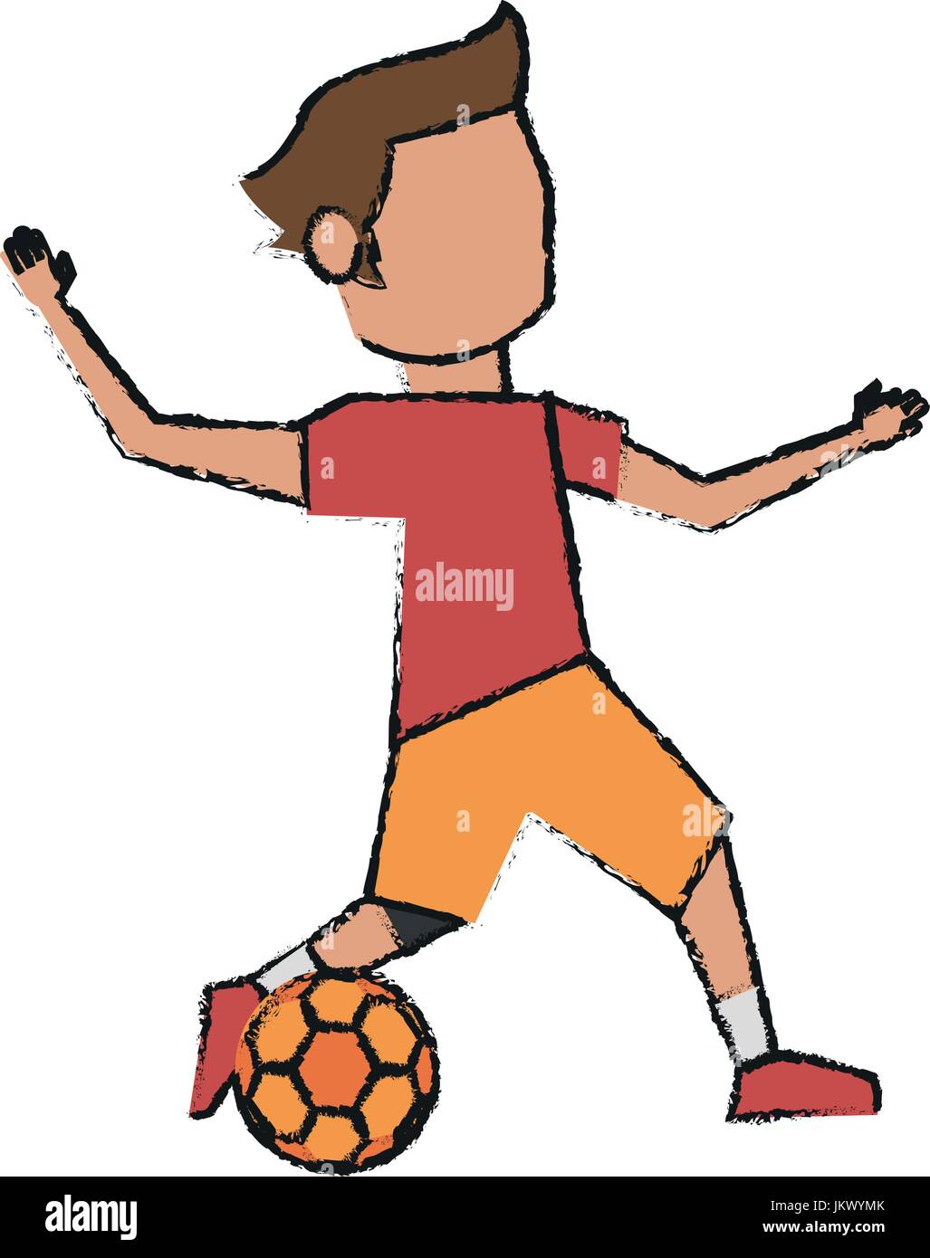 soccer player design Stock Vector Image & Art - Alamy
