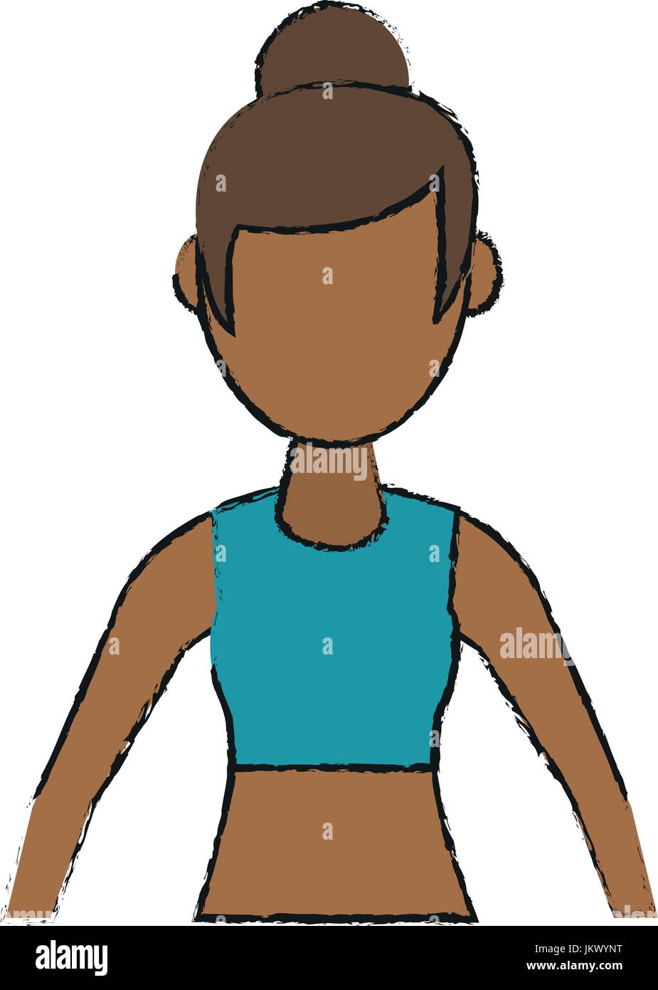 sports woman vector illustration Stock Vector Image & Art - Alamy