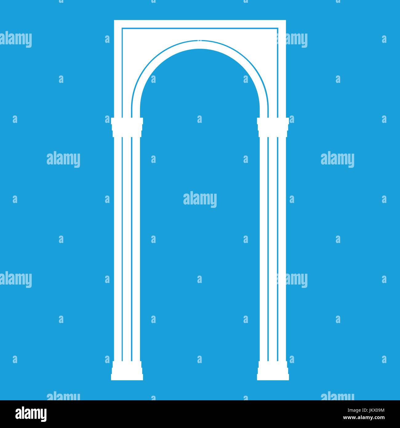 Arch icon white Stock Vector Image & Art - Alamy