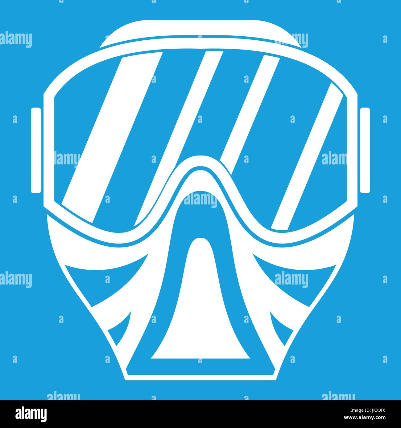 Paintball mask icon white Stock Vector Image & Art - Alamy