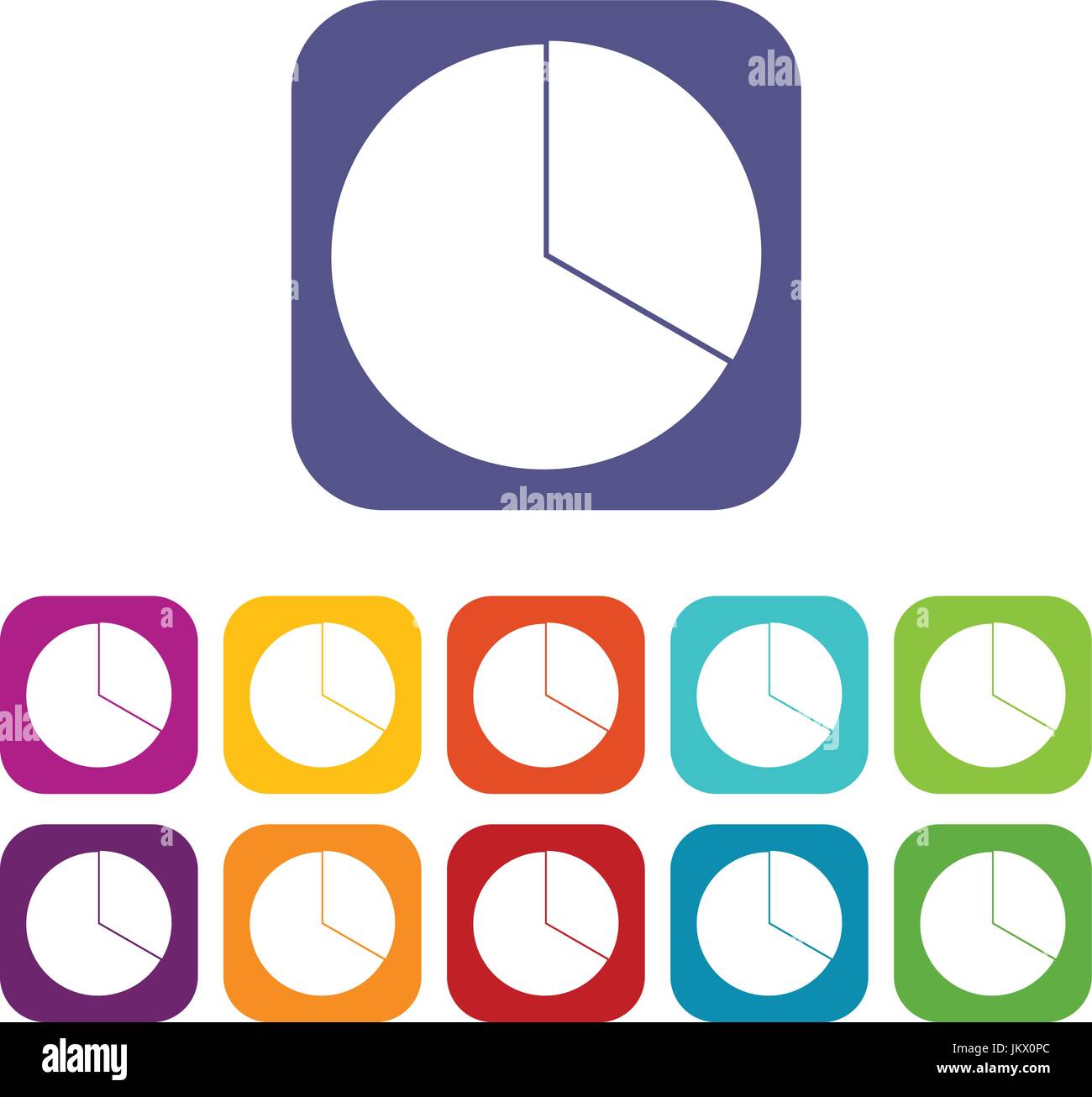Circle chart infographic icons set Stock Vector Image & Art - Alamy