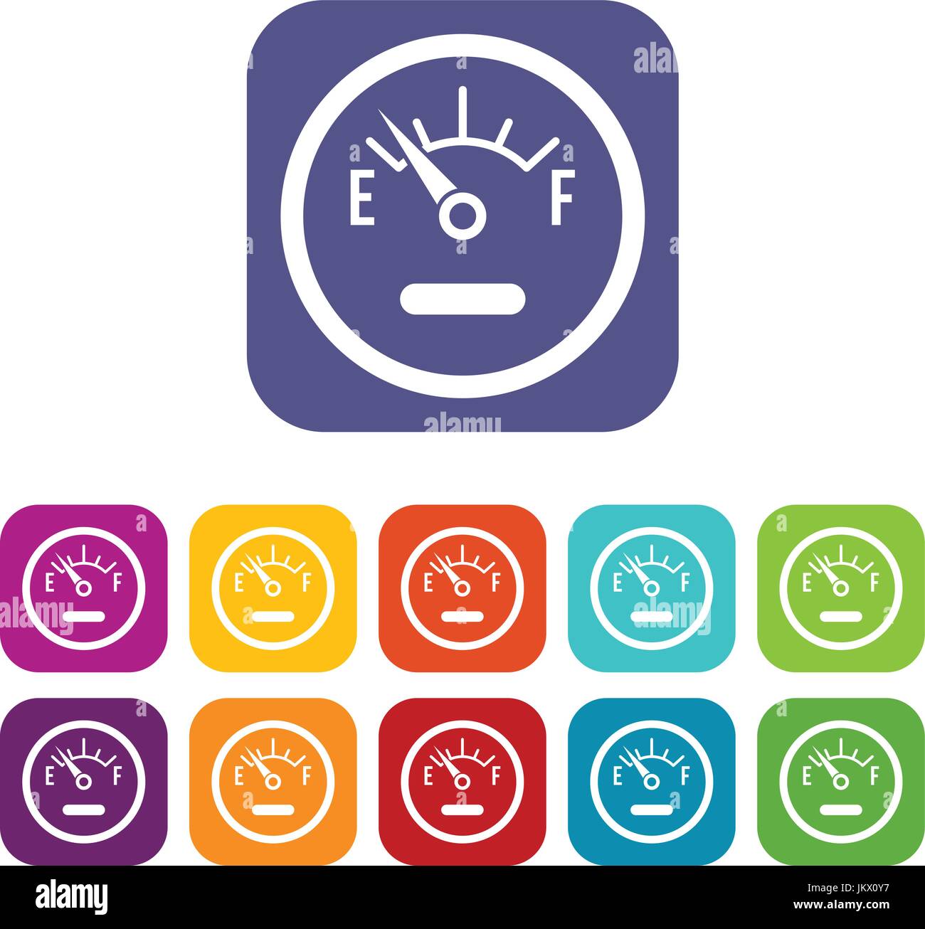 Fuel sensor icons set Stock Vector Image & Art - Alamy