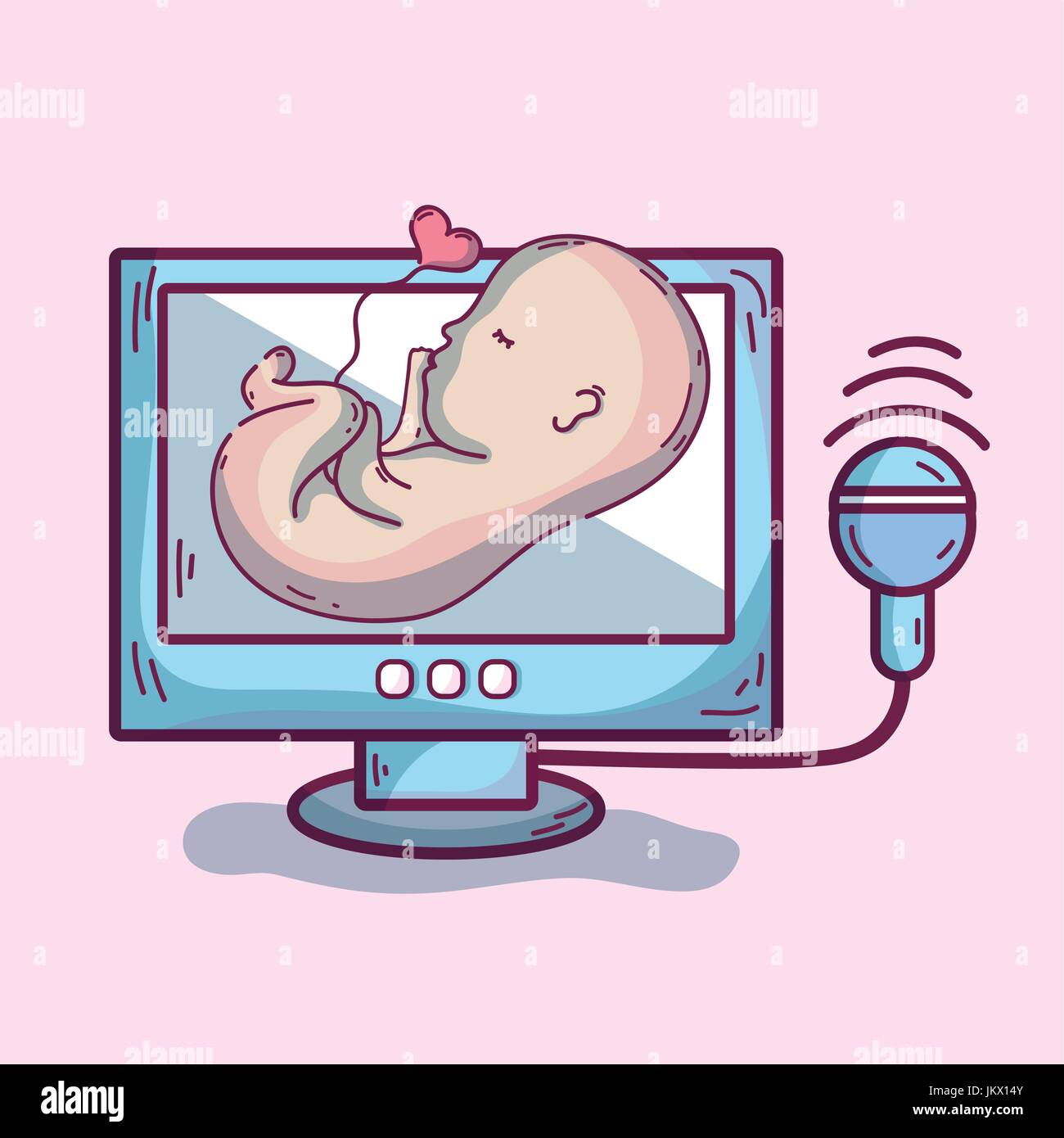 Ultrasound Transducer Clipart
