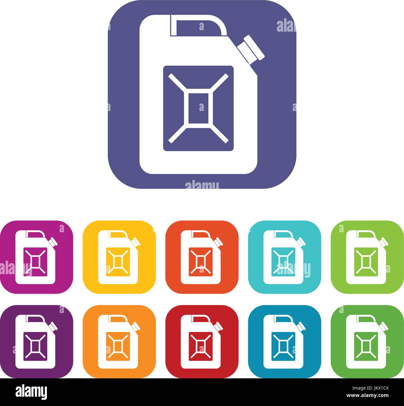 Jerrycan icons set Stock Vector Image & Art - Alamy