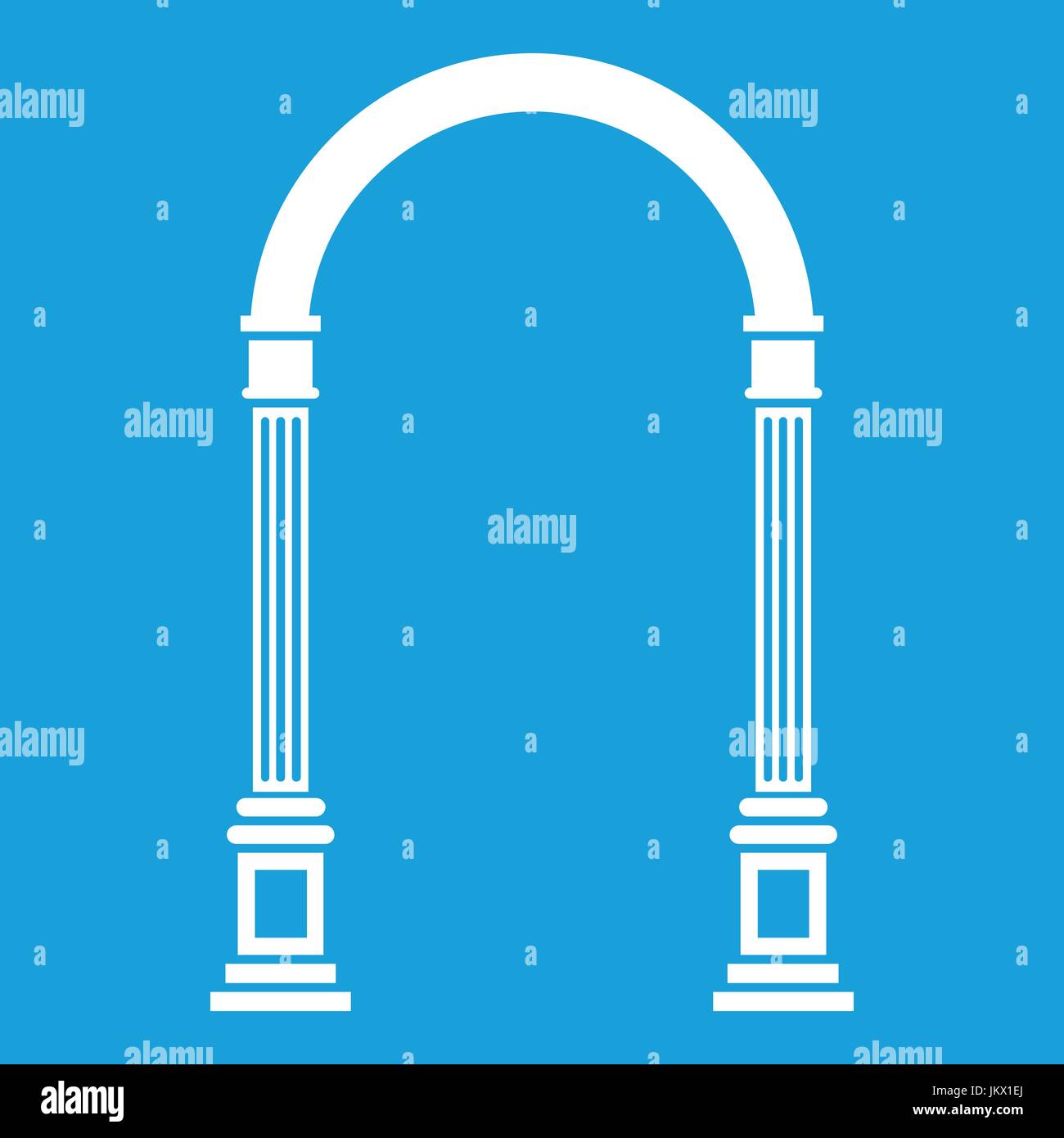 Arch icon white Stock Vector Image & Art - Alamy