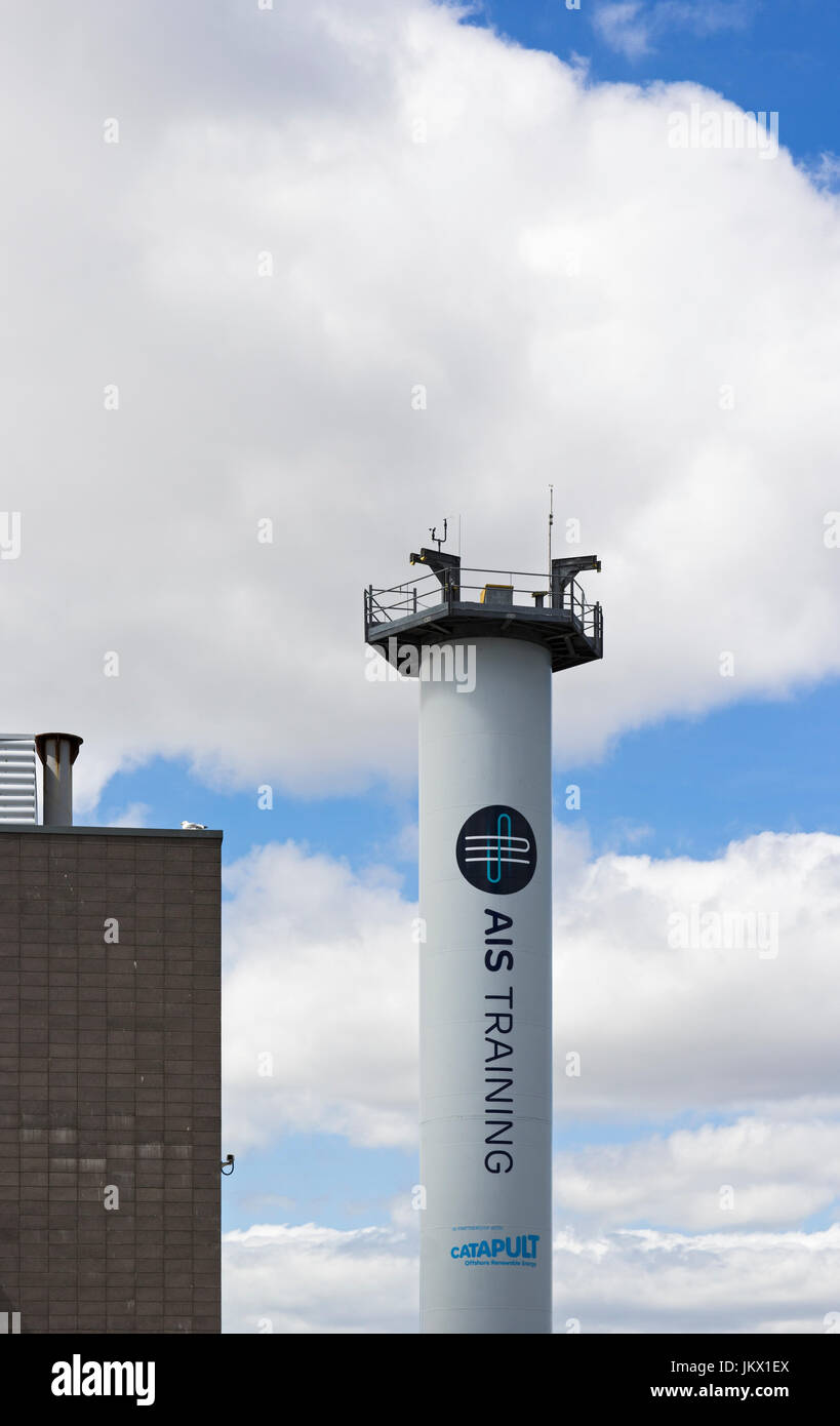 A gravity-based structure at Blyth, Northumberland, UK used for ...