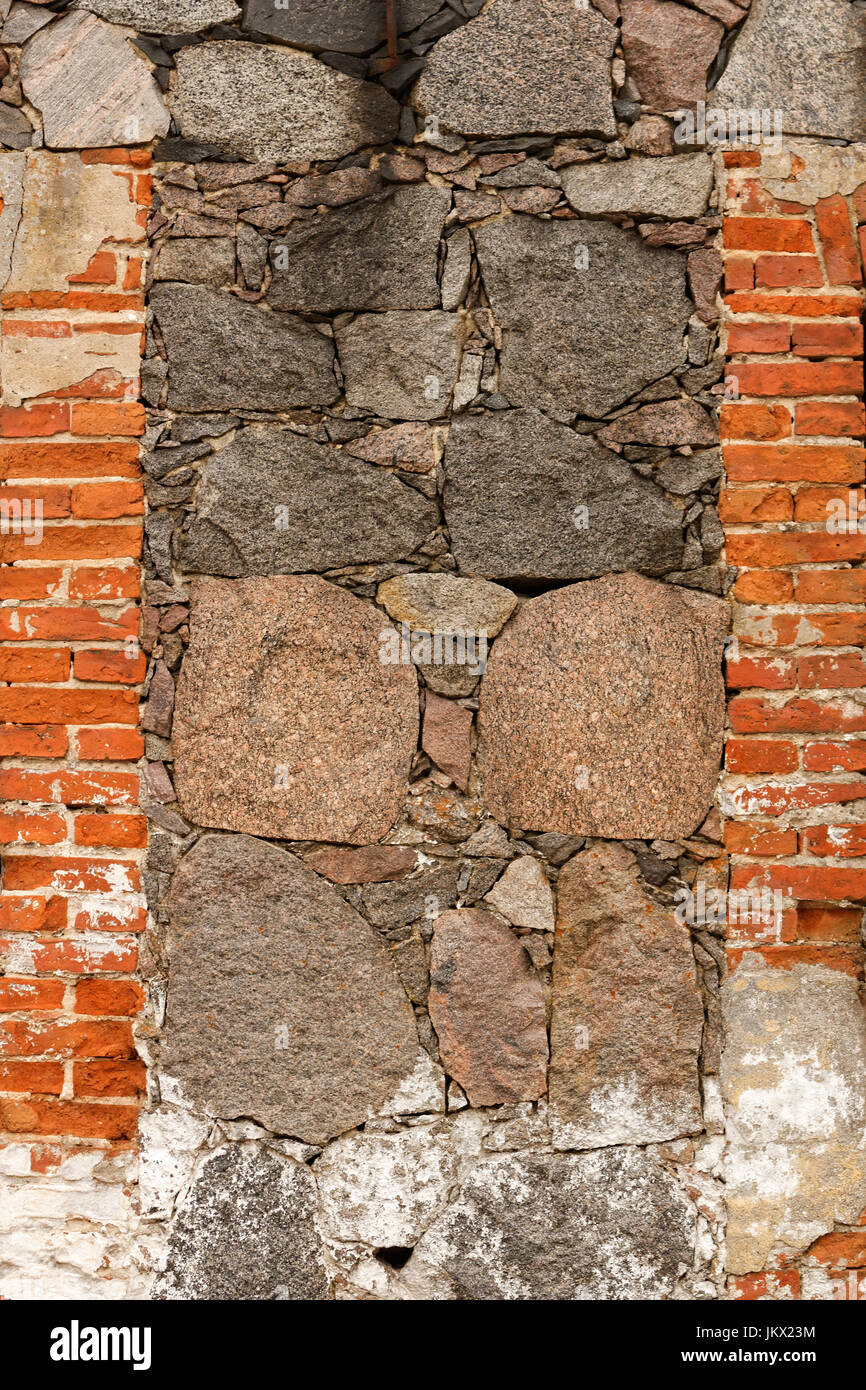 Old stone and brick wall background Stock Photo - Alamy