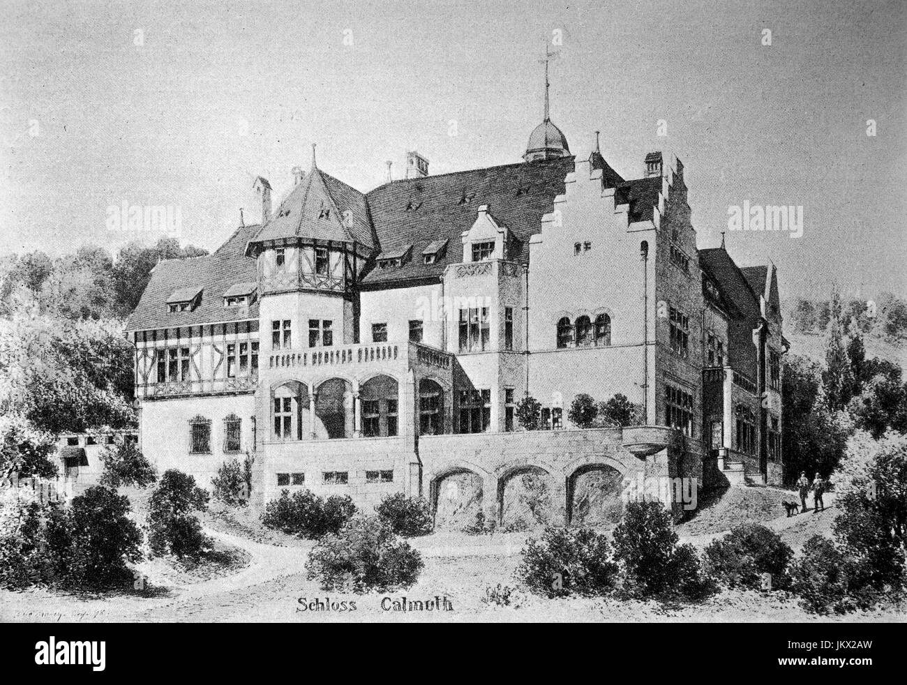 Digital improved:, The castle of Calmuth is a castle situated in the ...